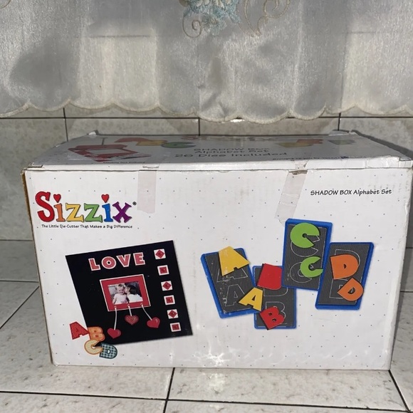 Sizzix | Office | Sizzix Shadowbox Alphabet Set | Poshmark